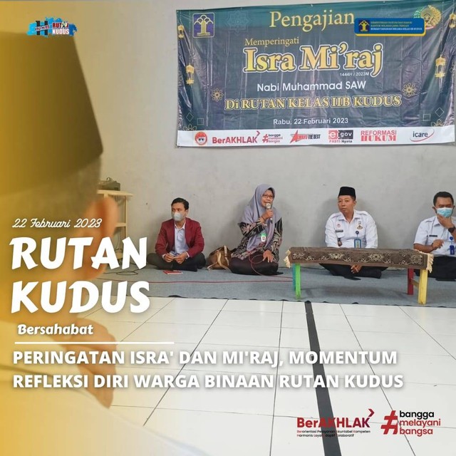 Peringatan Isra' dan Mi'raj, Momentum Refleksi Diri Warga Binaan Rutan Kudus | kumparan.com