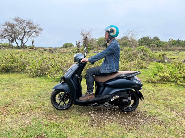 Geber Yamaha Grand Filano Hybrid Connected di Bali, Konsumsi BBM 60 Km ...