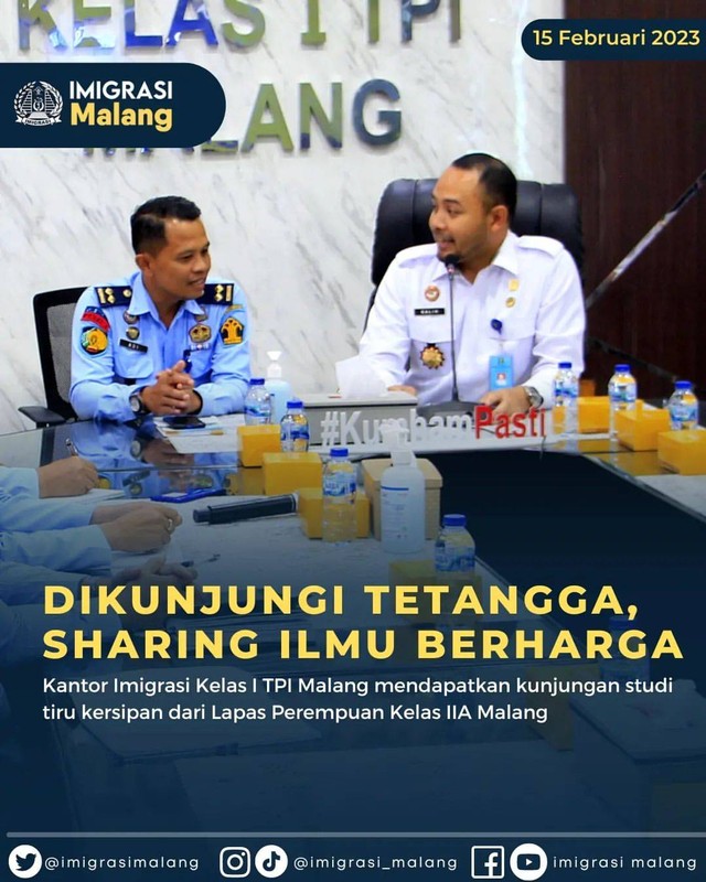 Imigrasi Malang Terima Studi Tiru Kearsipan dari LPP Malang | kumparan.com
