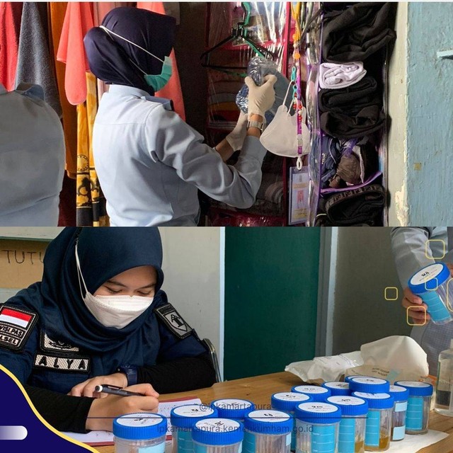 Tim Satops Patnal Perempuan Lpka Martapura Hadiri Giat Razia Di Lpp