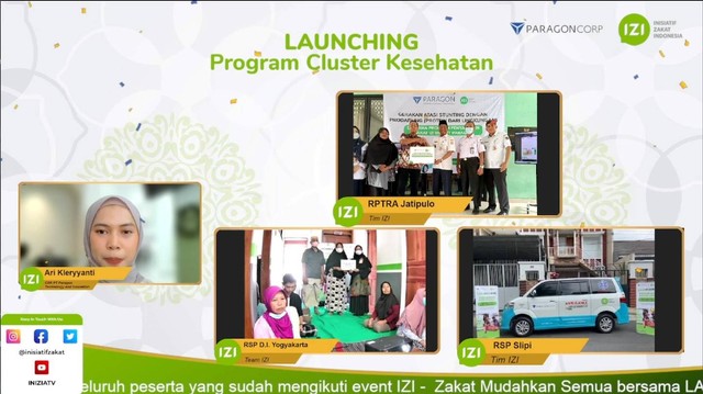 Launching Program Cluster Kesehatan, Kolaboasi PT Paragon bersama IZI | kumparan.com