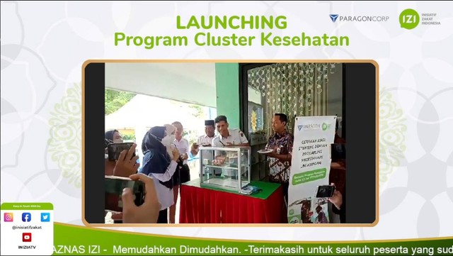 Launching Program Cluster Kesehatan, Kolaboasi PT Paragon bersama IZI | kumparan.com