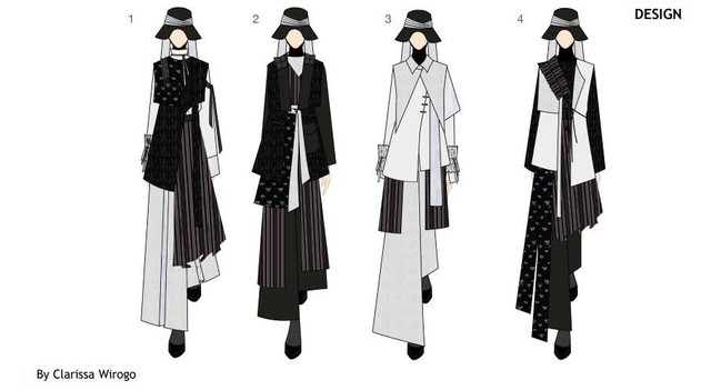 Terinspirasi Suku Baduy, Clarissa Raih Juara 1 Muslim Fashion Festival ...