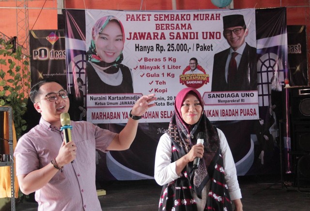 Jelang Ramadhan, Relawan Sandi Uno Gelar Bazar Sembako Murah di Bekasi ... Jelang Ramadhan, Relawan Sandi Uno Gelar Bazar Sembako Murah di Bekasi ...