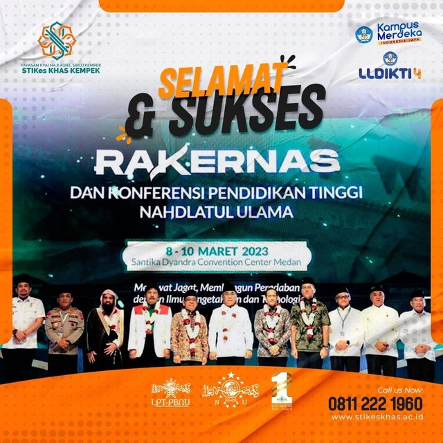 STIKes KHAS Kempek Beri Ucapan Selamat & Sukses Rakernas LPTNU di Medan ...