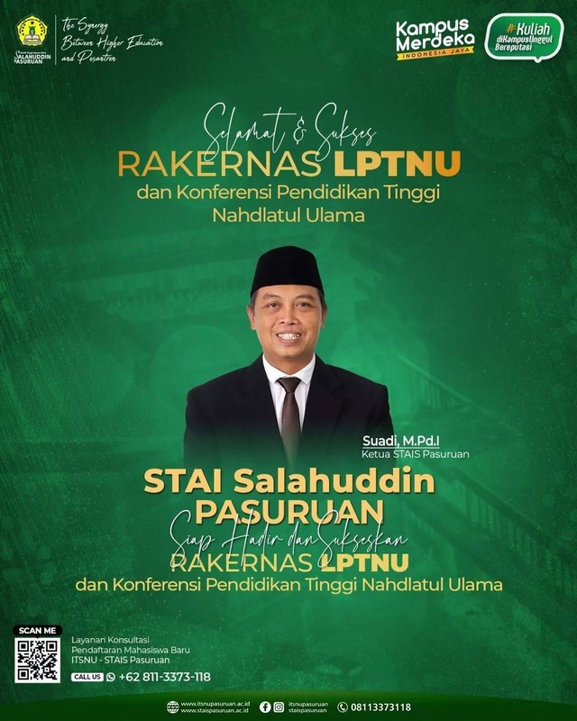Ketua STAI Salahuddin Pasuruan Beri Ucapan Selamat & Sukses Rakernas ...