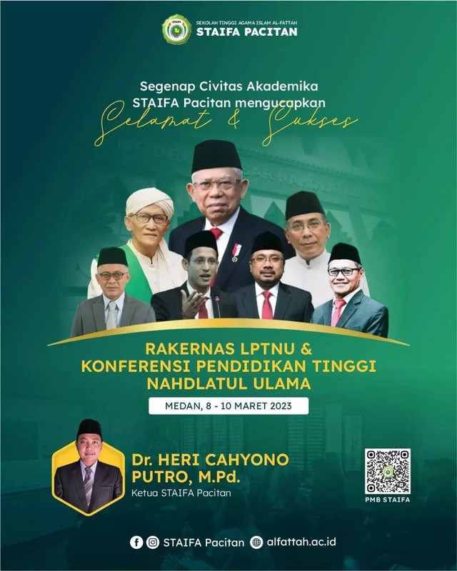 Ketua STAIFA Pacitan Beri Ucapan Selamat & Sukses Rakernas LPTNU di ...
