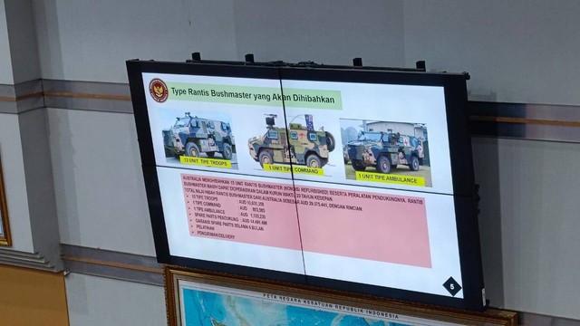 Wamenhan: RI Terima Hibah 15 Rantis Bushmaster dari Australia Senilai ...
