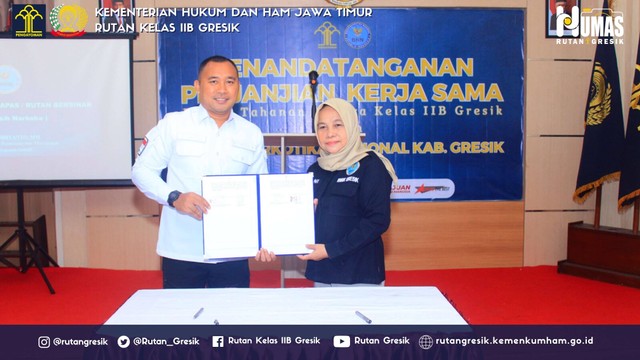 Rutan Gresik Tandatangani Perjanjian Kerjasama dengan BNNK Gresik ... Rutan Gresik Tandatangani Perjanjian Kerjasama dengan BNNK Gresik ...