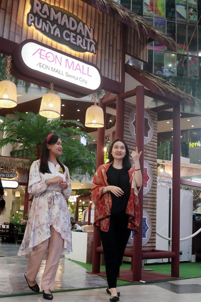 Sambut Lebaran, AEON MALL Sentul City Hadirkan Dekorasi Khas Kampung ...