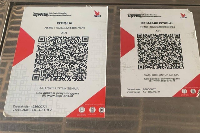 Masjid Istiqlal Juga Ditempeli QRIS Palsu: 50 Stiker, Imam Besar Lapor ...