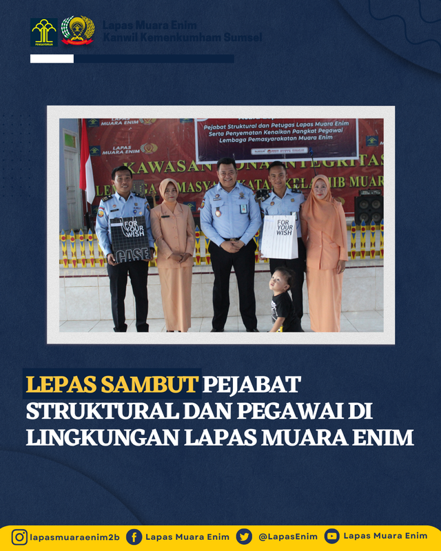 Lepas Sambut Pejabat Struktural dan Pegawai di Lingkungan Lapas Muara ... Lepas Sambut Pejabat Struktural dan Pegawai di Lingkungan Lapas Muara ...