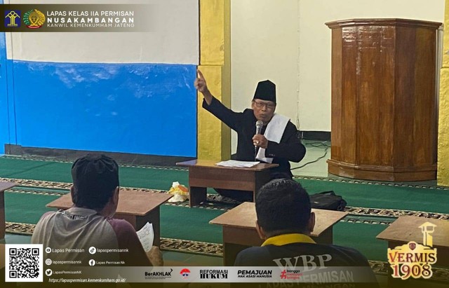 Hakikat Kembali Fitrah, Tema Pembinaan Kerohanian Lapas Permisan Bersama Bazma | kumparan.com