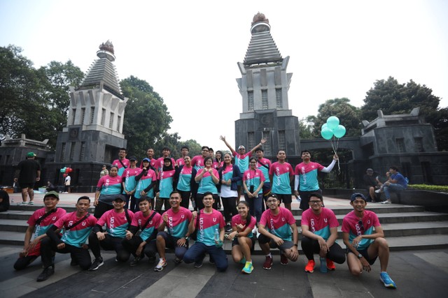 Foto: Keseruan Fun Run Teman kumparan | kumparan.com