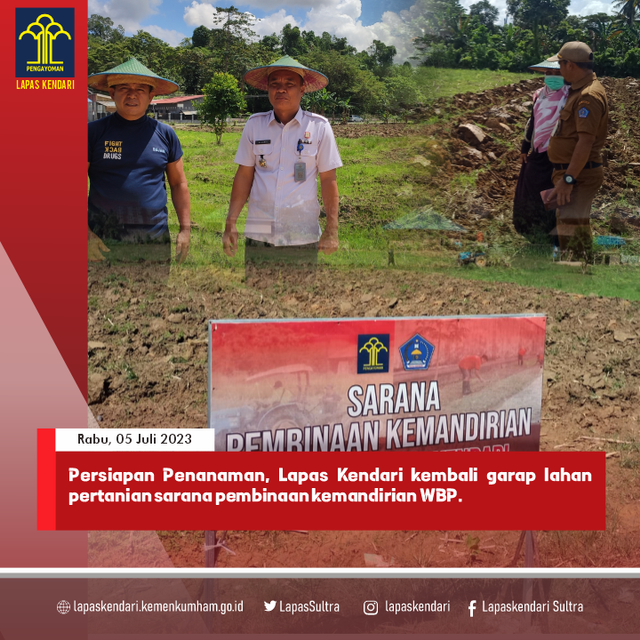 Lapas Kendari Garap Lahan Pertanian untuk Pembinaan Kemandirian ... Lapas Kendari Garap Lahan Pertanian untuk Pembinaan Kemandirian ...