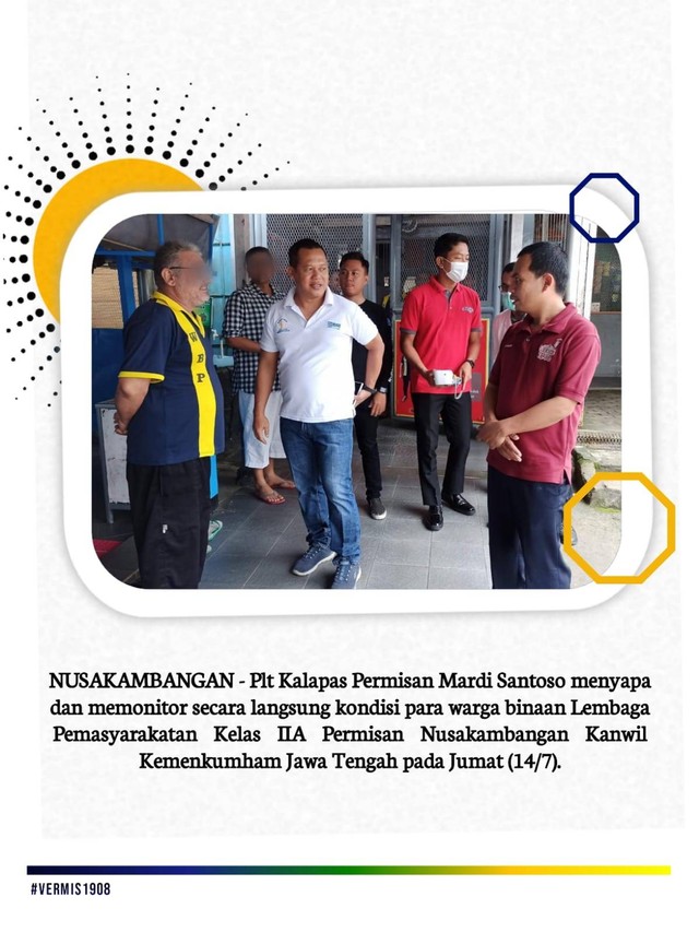 Keliling Blok Hunian WBP, Plt Kalapas Permisan Cek Pemenuhan Kebutuhan ... Keliling Blok Hunian WBP, Plt Kalapas Permisan Cek Pemenuhan Kebutuhan ...
