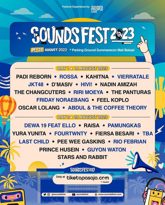 5 Penampil yang Wajib Ditonton di Soundsfest 2023 Hari Pertama ...