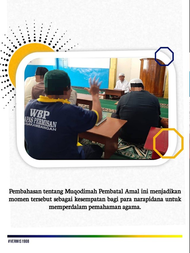 Menguatkan Semangat WBP Menuju Kebaikan Tema Pembinaan Kerohanian Islam di Lapas | kumparan.com