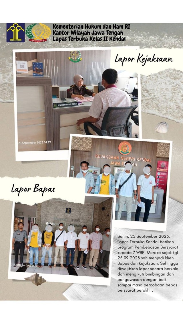 7 WBP Lapas Terbuka Kendal Mendapat Program Integrasi Pembebasan ... 7 WBP Lapas Terbuka Kendal Mendapat Program Integrasi Pembebasan ...