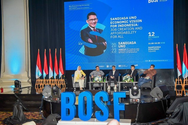 Sandiaga Uno di Acara BOSF: Tekankan Lapangan Pekerjaan dan Stabilitas ...