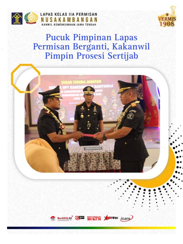 Nahkoda Lapas Permisan Berganti, Kakanwil Pimpin Prosesi Sertijab | kumparan.com