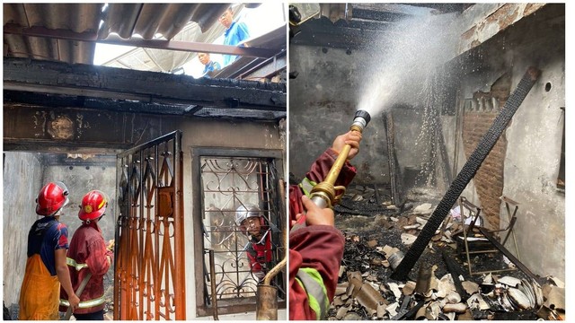 Ruko di Pasar Tengah, Bandar Lampung, Kebakaran, Ada Suara Ledakan - Lampung Geh News