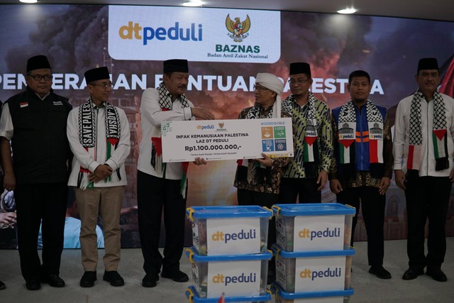 DT Peduli Salurkan Bantuan Rp1,5 Miliar untuk Palestina melalui BAZNAS ...