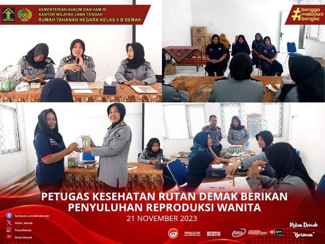 Petugas Kesehatan Rutan Demak Berikan KIE Reproduksi kepada WBP Wanita | kumparan.com