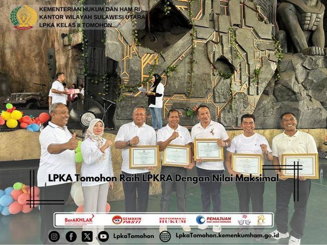 LPKA Tomohon Raih LPKRA Dengan Nilai Maksimal | kumparan.com