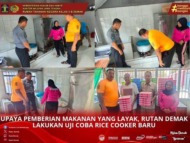 Optimalkan Pemberian Makanan Yang Layak, Rutan Demak Uji Coba Rice ...