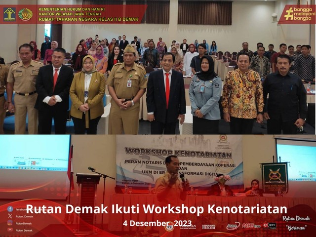 Rutan Demak Ikuti Workshop Kenotariatan | kumparan.com