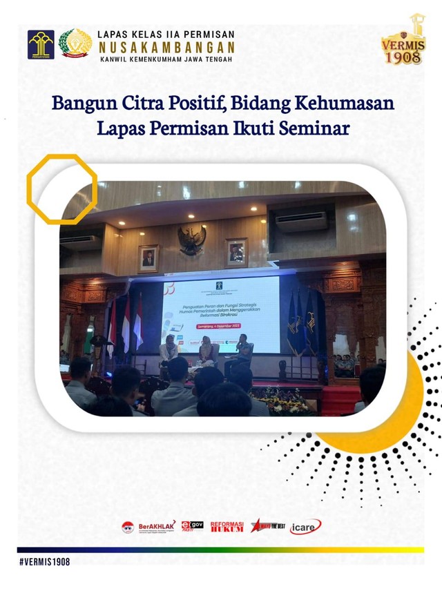 Bangun Citra Positif, Bidang Kehumasan Lapas Permisan Ikuti Seminar | kumparan.com