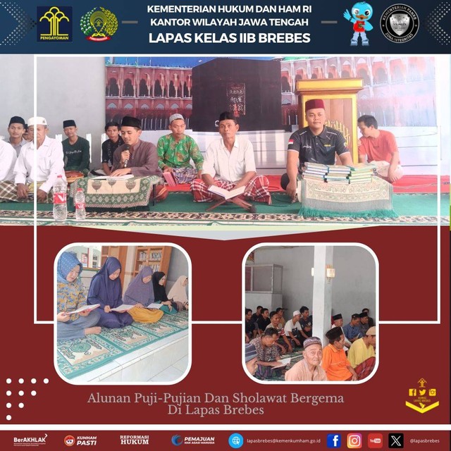 Alunan Puji-Pujian Dan Sholawat Bergema Di Lapas Brebes | kumparan.com Alunan Puji-Pujian Dan Sholawat Bergema Di Lapas Brebes | kumparan.com