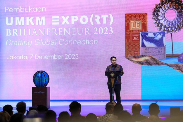 Erick Thohir: BRI Mampu Berdayakan UMKM di RI Lewat UMKM EXPO(RT ... Erick Thohir: BRI Mampu Berdayakan UMKM di RI Lewat UMKM EXPO(RT ...