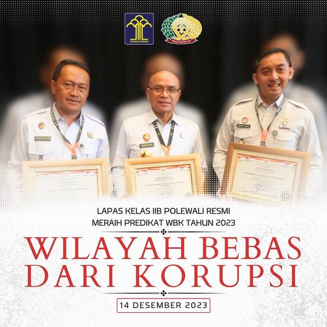 Lapas Polewali Resmi Meraih Predikat Wilayah Bebas Dari Korupsi (WBK ... Lapas Polewali Resmi Meraih Predikat Wilayah Bebas Dari Korupsi (WBK ...