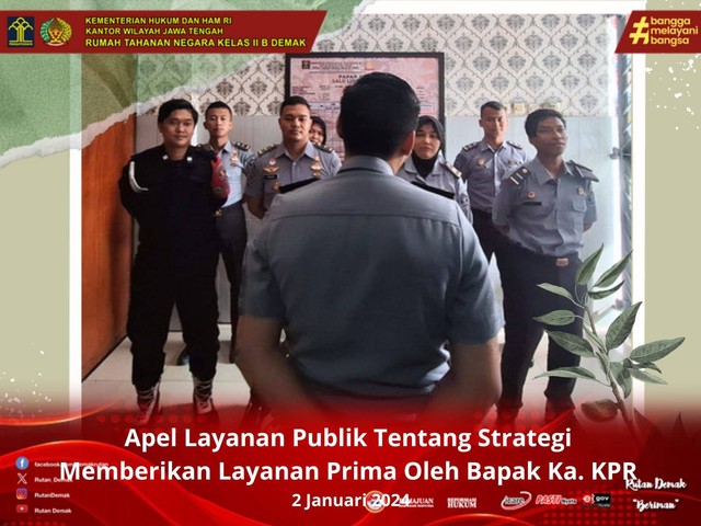 Rutan Demak Tingkatkan Pelayanan Prima Terhadap Masyarakat | kumparan.com