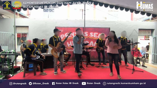 Sabtu Refreshing di Rutan Gresik: Penampilan Band dari WBP untuk ...