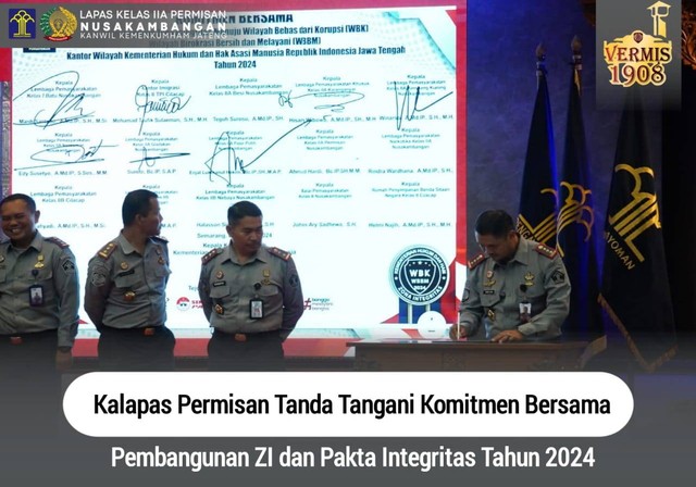 Kalapas Permisan Tanda Tangani Komitmen Bersama Pembangunan ZI | kumparan.com