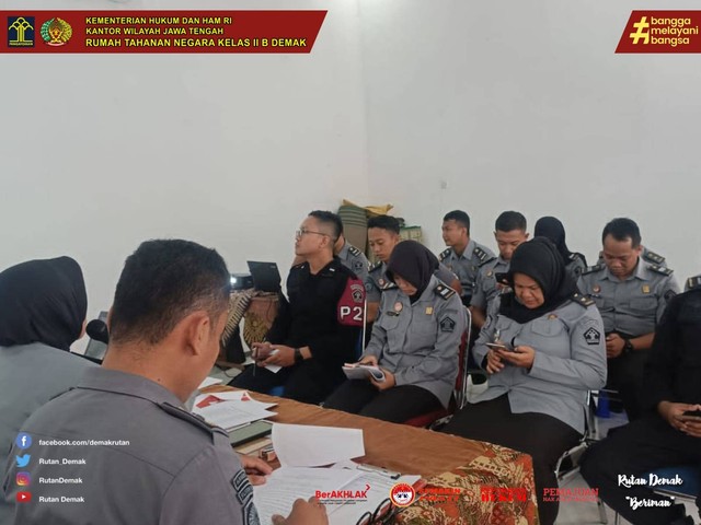 Rutan Demak Fokus pada Efisiensi: Monev SOP dan Penyebarluasan Informasi Sukses | kumparan.com