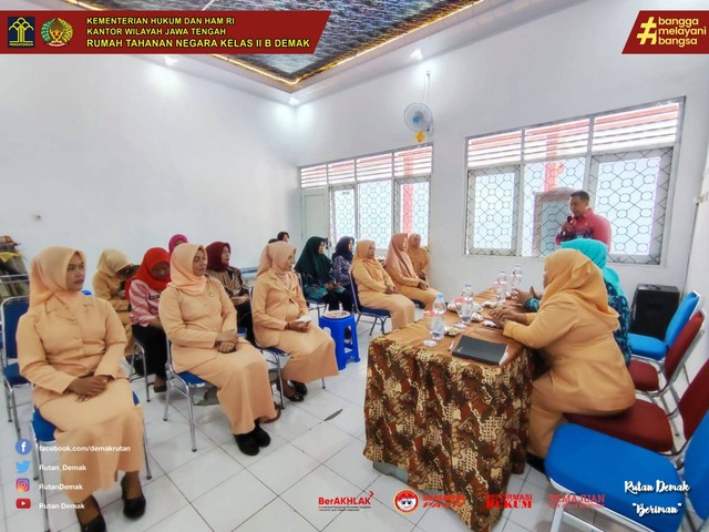 Solidaritas Dwp Pembina Dan Anggota Rutan Demak Satukan Langkah