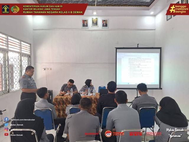 Rutan Demak Gelar Rapat Pokja Tata Laksana Untuk Penerapan SOP Kegiatan ...