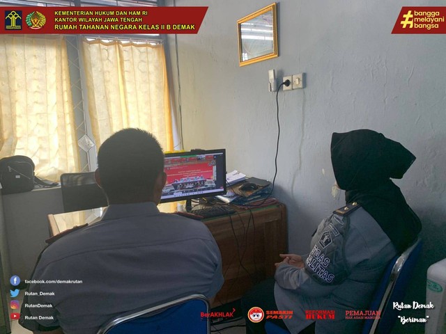 Rutan Demak Ikut Ambil Bagian dalam Kegiatan Virtual Pemeriksaan ... Rutan Demak Ikut Ambil Bagian dalam Kegiatan Virtual Pemeriksaan ...