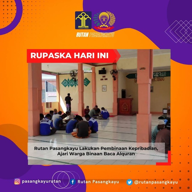 Rutan Pasangkayu Lakukan Pembinaan Kepribadian, Ajari Warga Binaan Baca ...