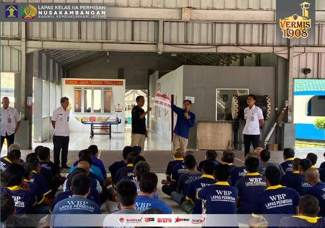 Sosialisasi Pelaksanaan Pemilu Tahun 2024 Lapas Permisan Gandeng Kpu