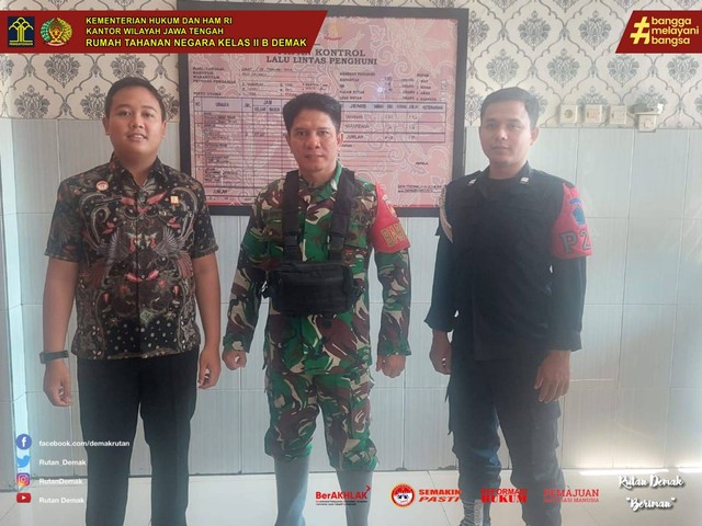 Rutan Demak dan Koramil Demak Kota Terapkan Protokol Keamanan Bersama | kumparan.com