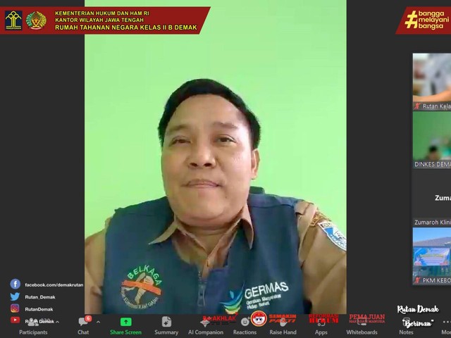 Rutan Demak Berkomitmen dalam Pembaruan Data Mandiri SDMK Melalui Sosialisasi | kumparan.com