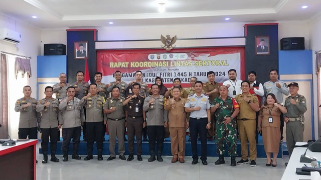 Polres Sekadau Gelar Rakor Lintas Sektoral Bahas Pengamanan Idul Fitri
