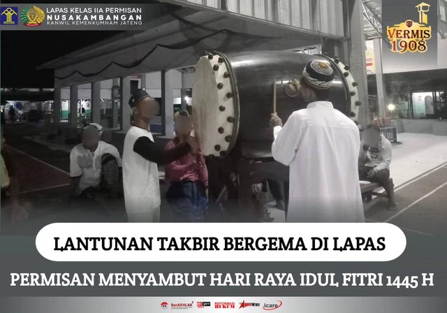 Lantunan Takbir Bergema di Lapas Permisan Menyambut Hari Raya Idul ... Lantunan Takbir Bergema di Lapas Permisan Menyambut Hari Raya Idul ...