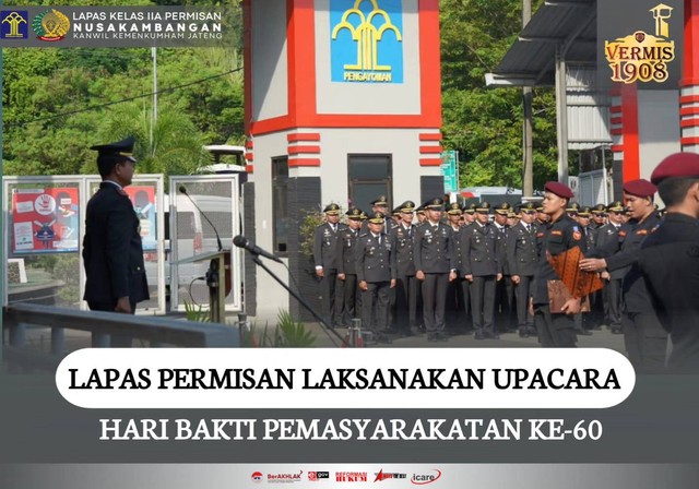 Lapas Permisan Laksanakan Upacara Hari Bakti Pemasyarakatan ke-60 | kumparan.com