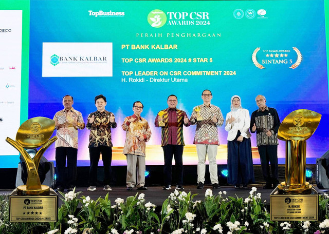 Bank Kalbar Raih Penghargaan Top CSR Awards 2024 | kumparan.com